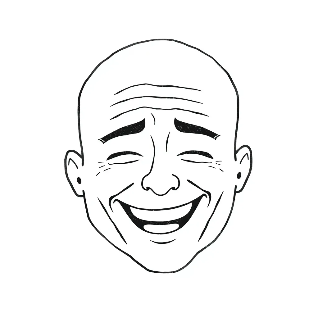 wojak meme : laughing out loud - Wojak meme Creator