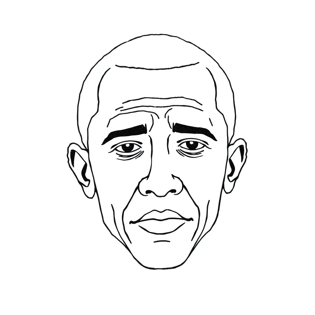 wojak meme : Obama - Wojak meme Creator