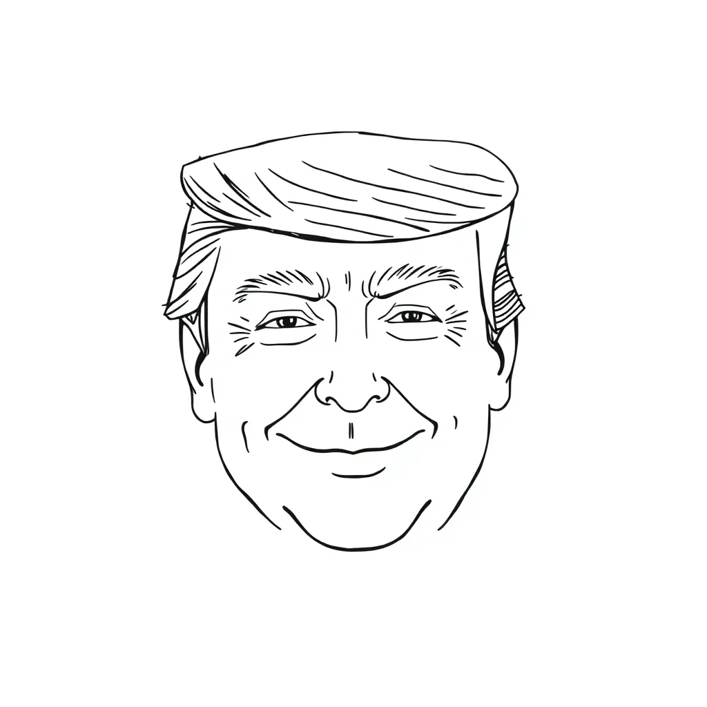 wojak meme : Smile Trump - Wojak meme Creator