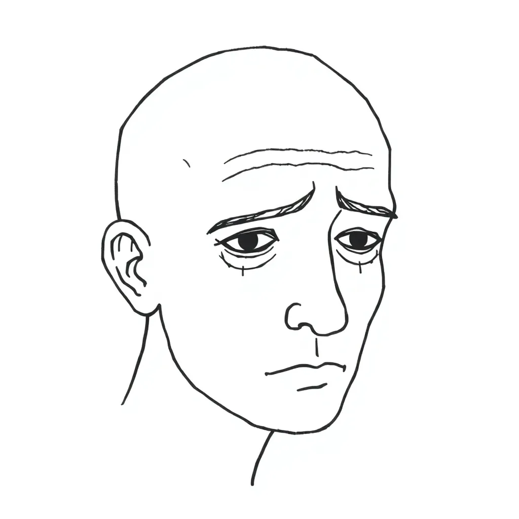 wojak meme : A man in tears - Wojak meme Creator