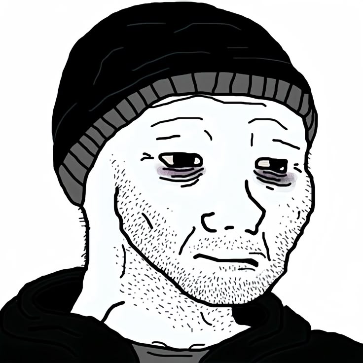 The Classic Doomer Wojak: A Portrait of Modern Melancholy - Wojak meme ...